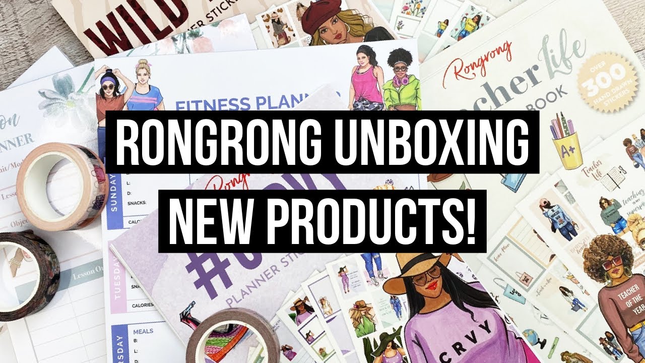 Rongrong Devoe New Spring Planner Products! Unboxing and Review ...