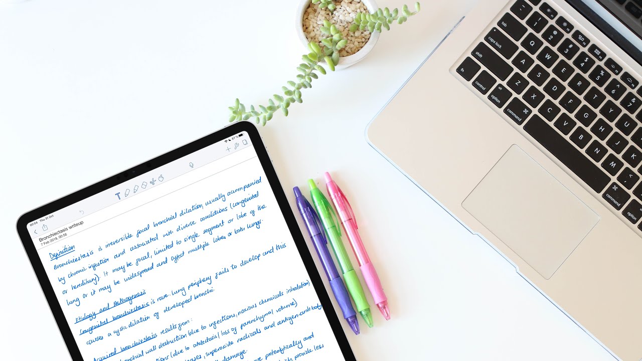 STUDY WITH ME on my IPAD PRO #1 - YouTube