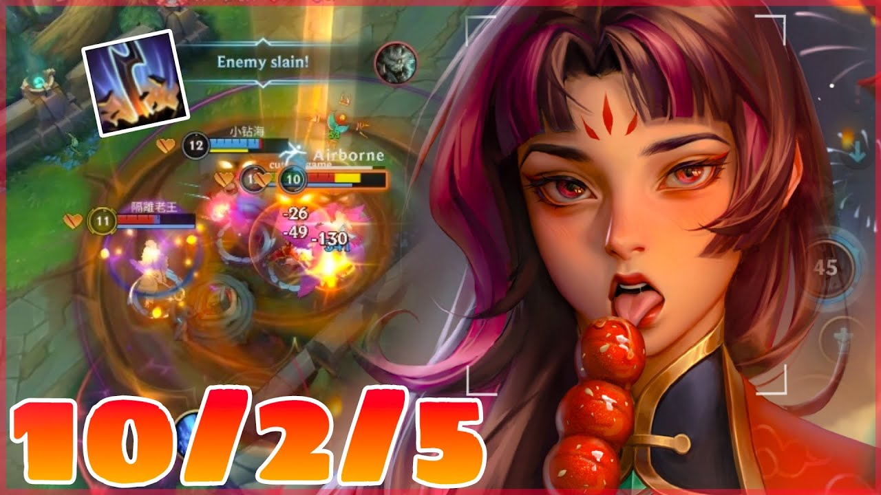 Wild Rift MID LANER DIANA MOONFALL OP 10/2/5 GAMEPLAY - YouTube