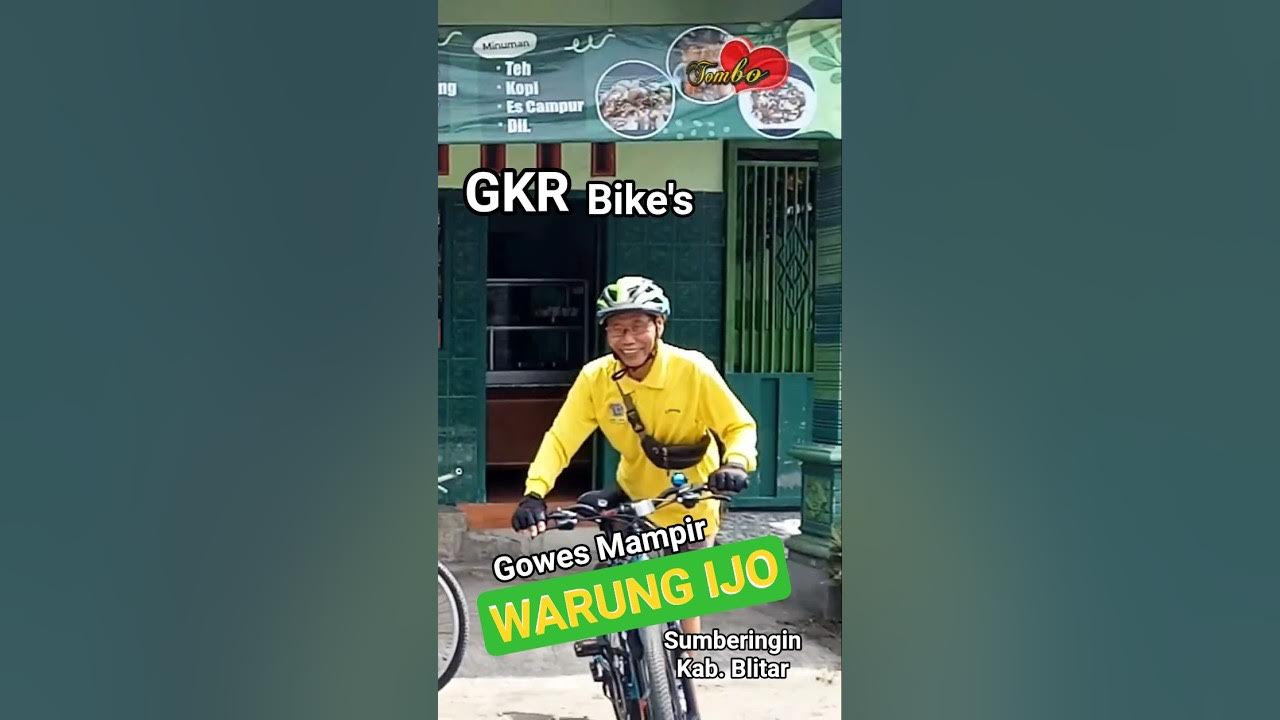 Gowes Mampir Warung Ijo masakan Ndeso Komplit - YouTube
