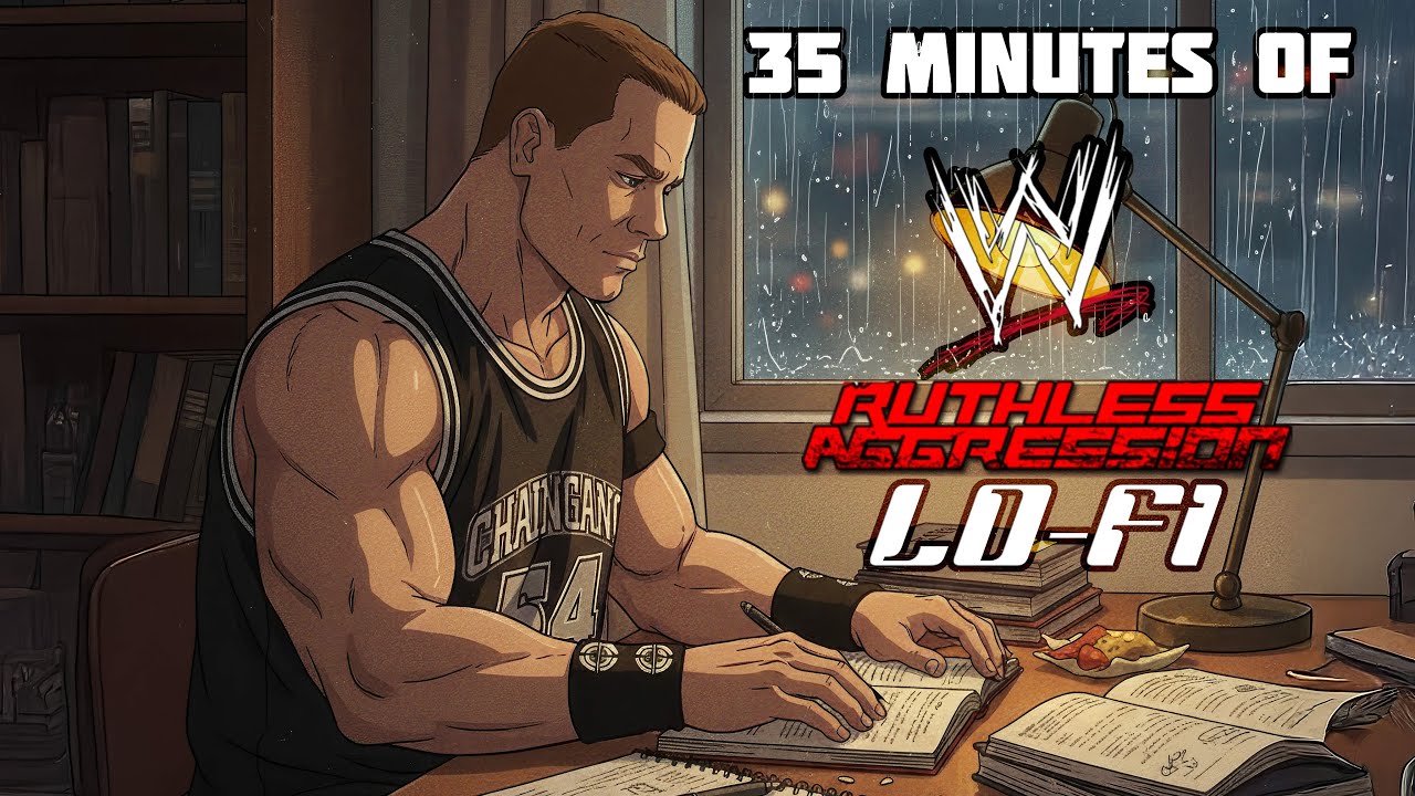 35 MINUTES of WWE RUTHLESS AGGRESSION LO-FI 📚💤 beats to chill/sleep ...