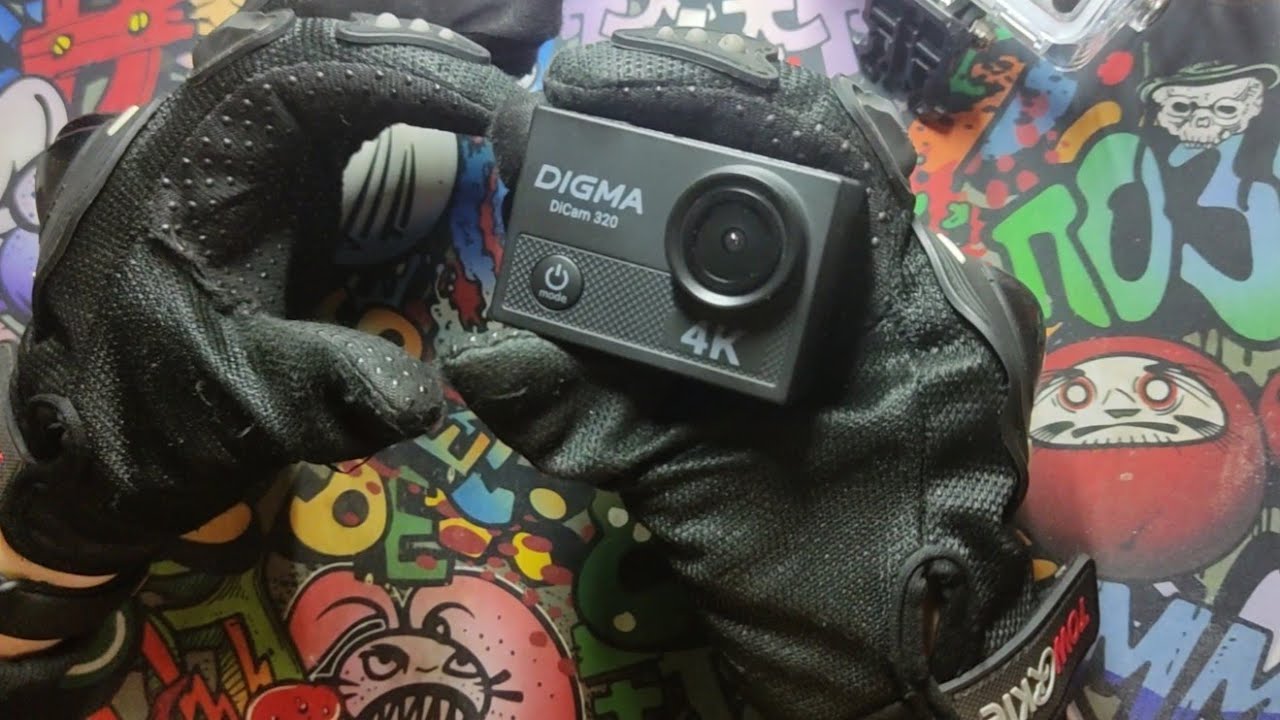 Обзор экшн камеры Digma DiCam 320 - YouTube