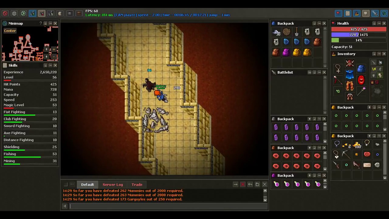Medivia - Gargoyle Task - YouTube