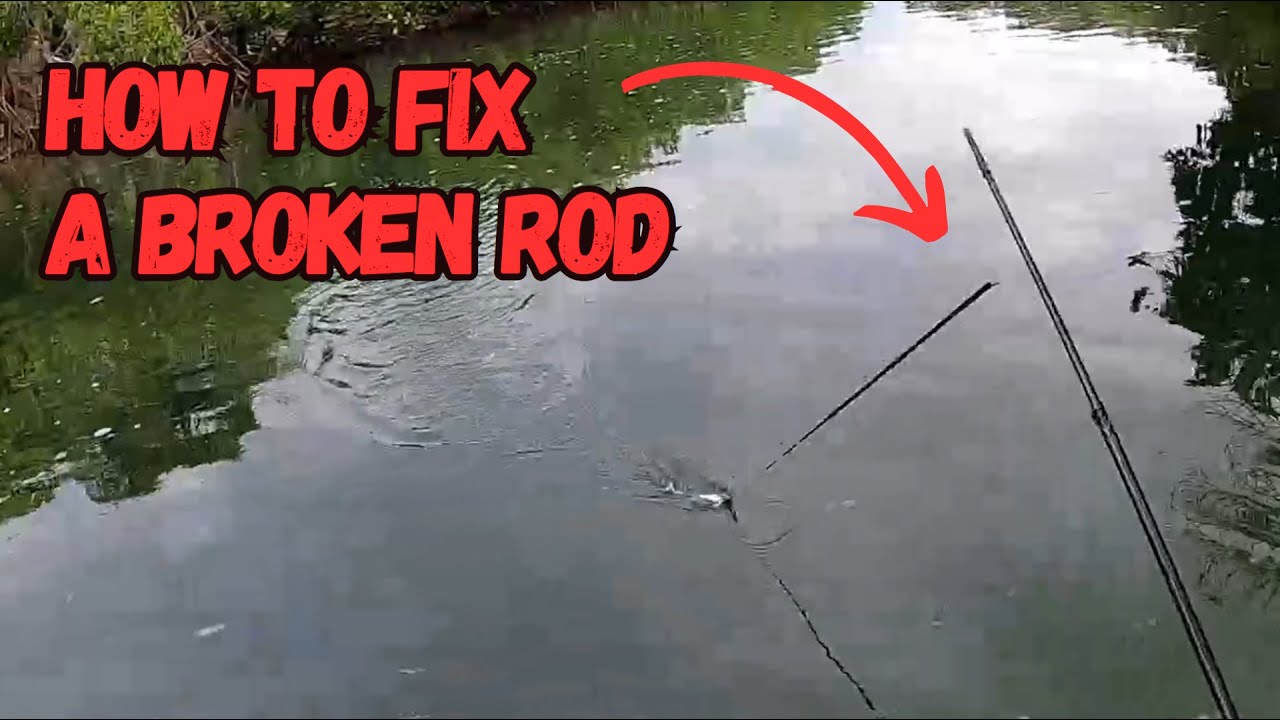 How to EASILY fix a broken telescopic fishing rod!! #diy #diyprojects # ...