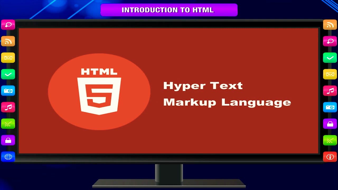 Introduction To Html Youtube