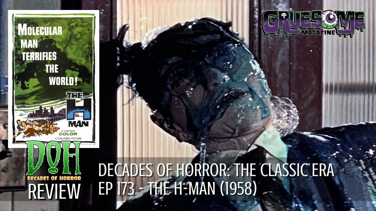 Review THE H-MAN (1958, BIJO TO EKITAI NINGEN) - Episode 173 - Decades ...