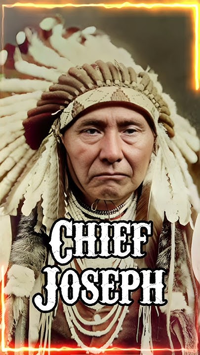 The Story of Chief Joseph: 'I Will Fight No More Forever - YouTube