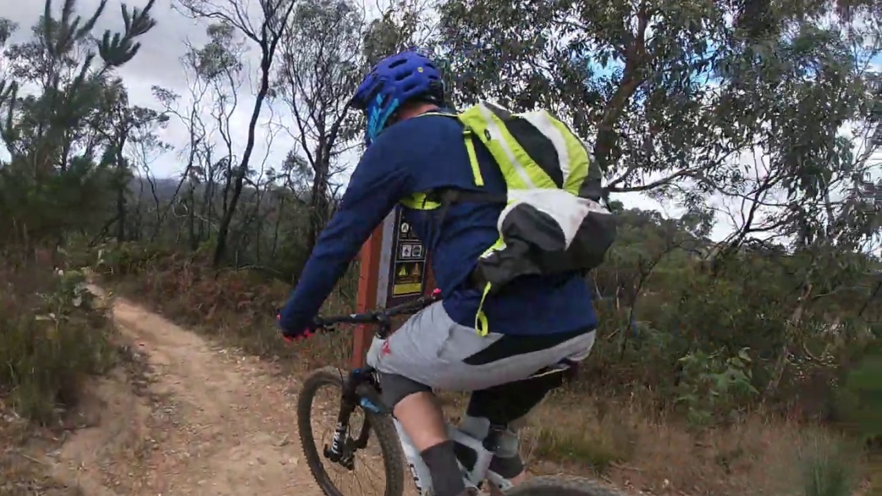 Stacking less than 100m into my first downhill mountain biking trail ...