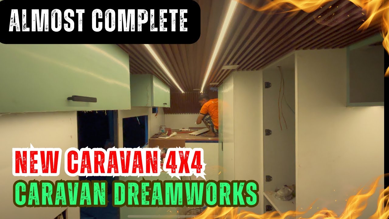 Caravan almost completed - Caravan DreamWorks #caravan goa #Campervan # ...