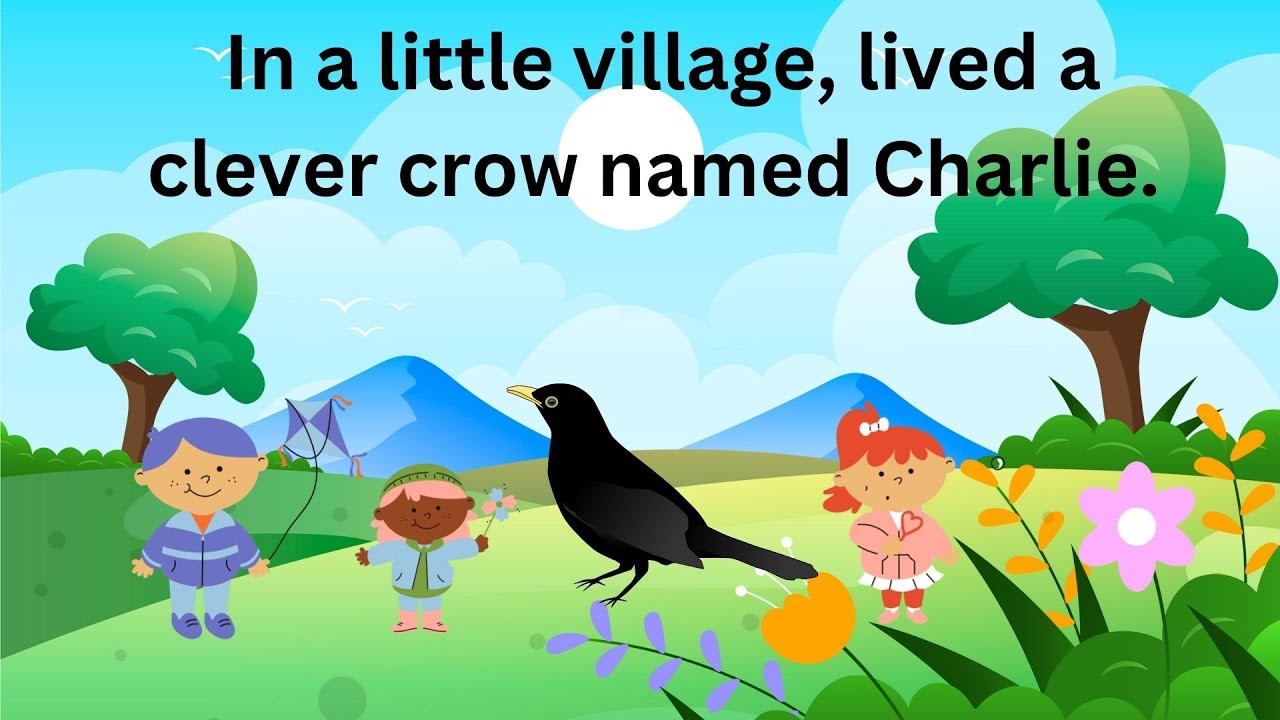 The Clever Crow with Kids|Short Story in English for Kids # ...