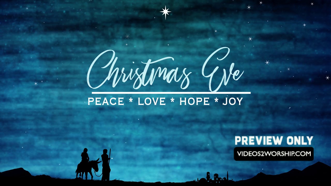 Christmas Eve Nativity Motion Graphics Background - YouTube