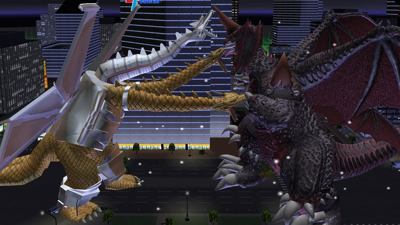 Godzilla Destroy All Monsters Melee: Mecha-Ghidorah VS Destoroyah (Hard ...