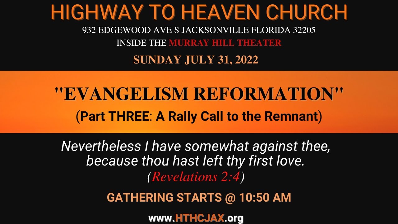 "Evangelism Reformation" Part Three of Rally Call to the Remnant - YouTube
