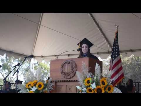 A.S. President Brooke Kopel Speaks at 2018 UCSB Convocation - YouTube