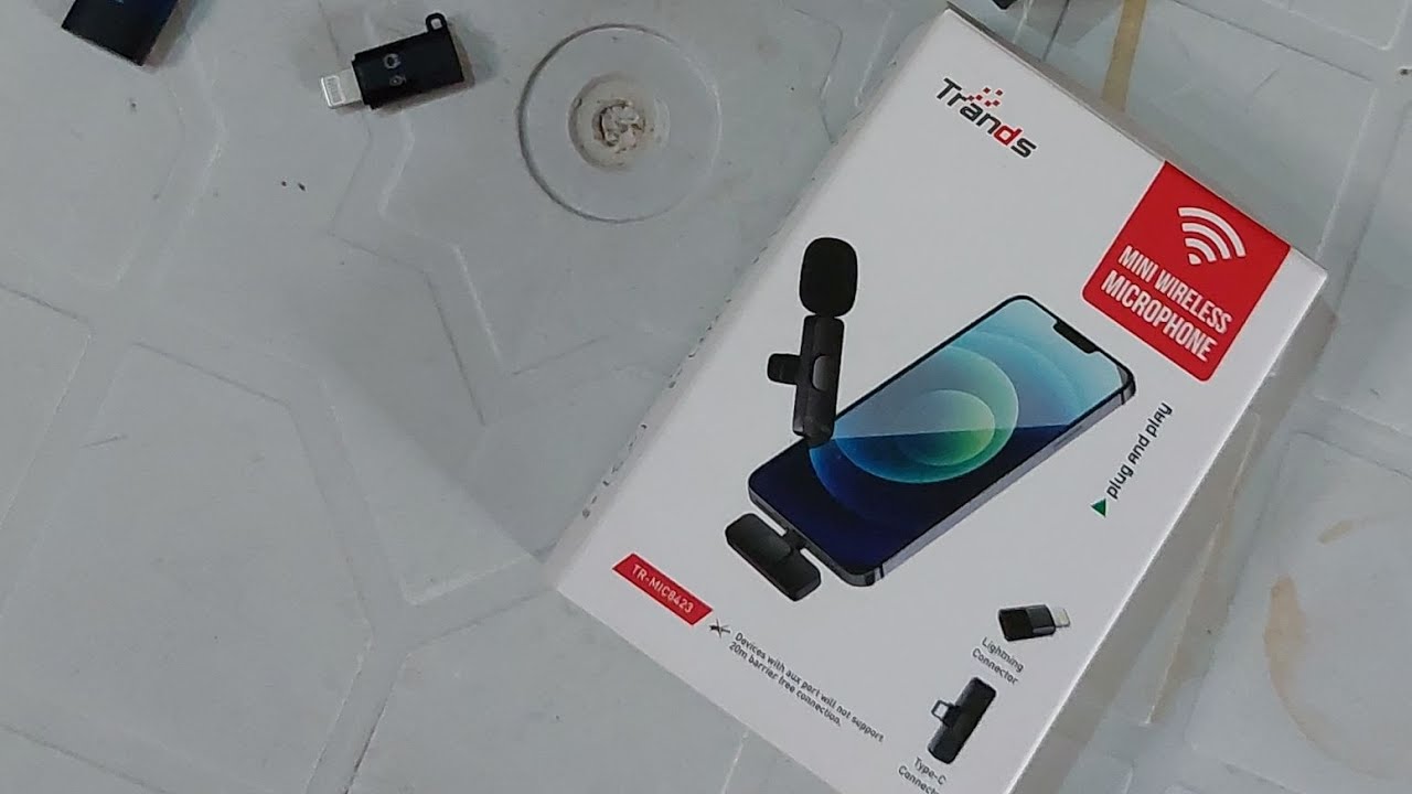 Mini wireless microphone Tr-Mic8423 Trands #wirelessmic #minimicrophone ...