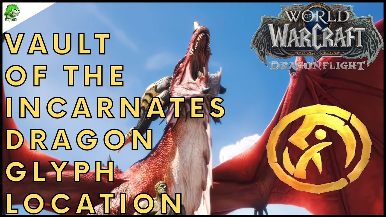 Dragonflight - Vault of the Incarnates Dragon Glyph Location - YouTube