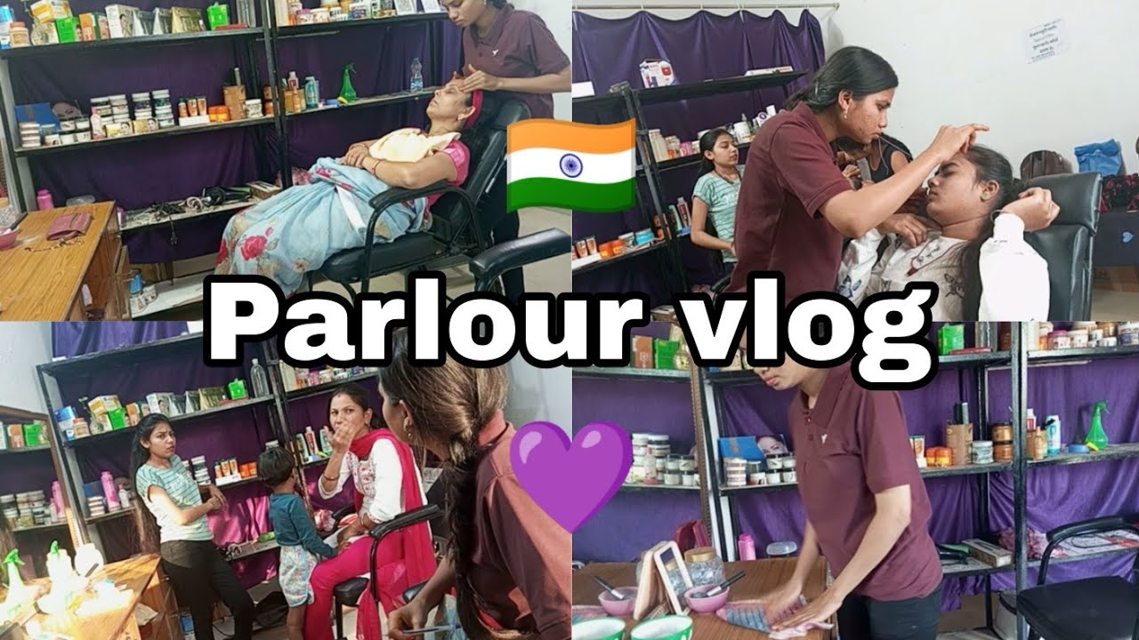 Day-4 What's Going On My Busy Schedule Parlour Life ?😍|| New Experience ...