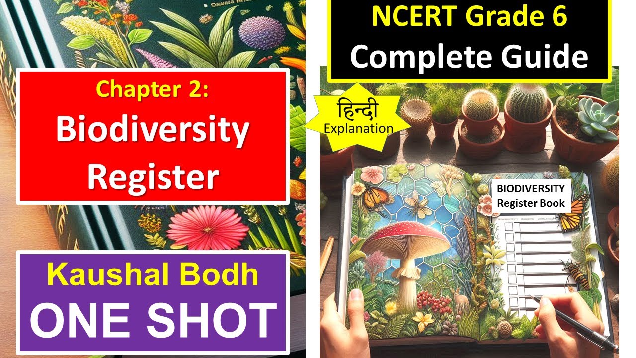 Biodiversity Register Chapter 2 | NCERT Vocational Education Class 6 ...