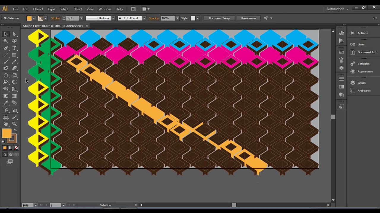 Abstract Background Adobe Illustrator Tutorial - YouTube