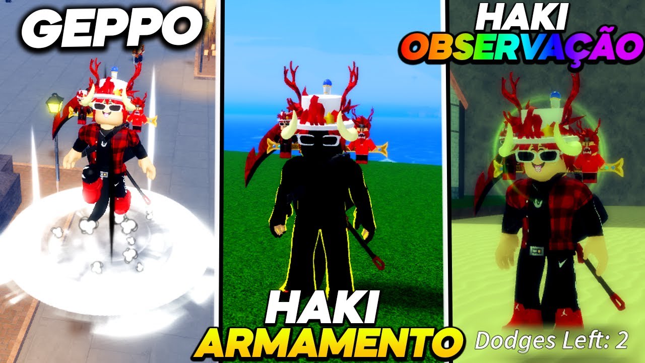 COMO PEGAR o GEPPO, HAKI do ARMAMENTO e HAKI da OBSERVAÇÃO no DEMON ...