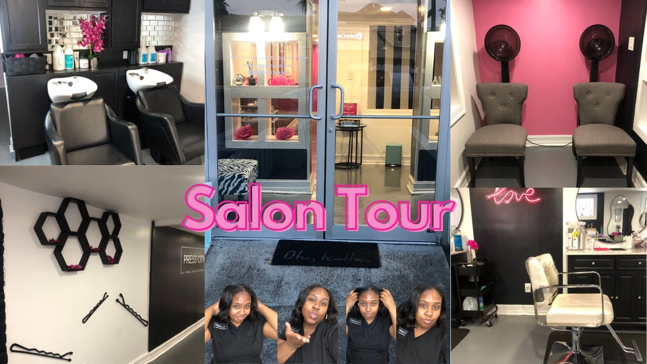 SALON TOUR | MY FIRST SALON - YouTube