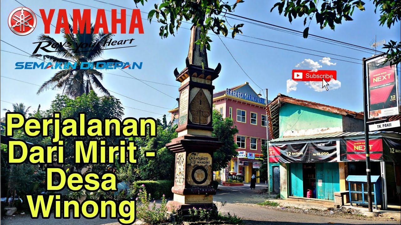 Perjalanan Dari Mirit - Desa Winong || MotoVlog Kebumen - YouTube