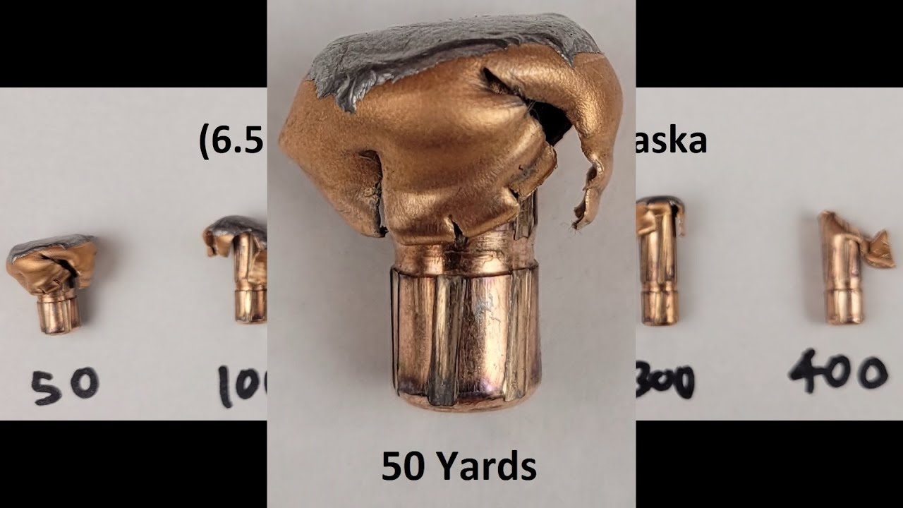 (6.5 CM) Norma 156gr Alaska RNSP Expansion Test - YouTube
