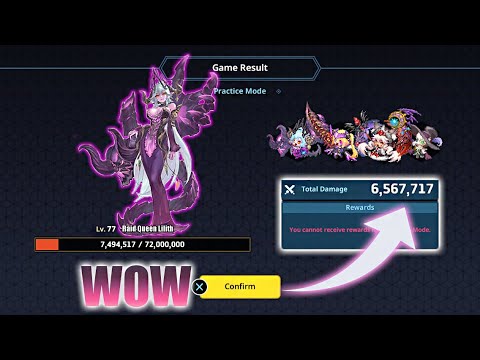 Raid Boss Lilith's Damage Shocked Me! || Guardian Tales - YouTube