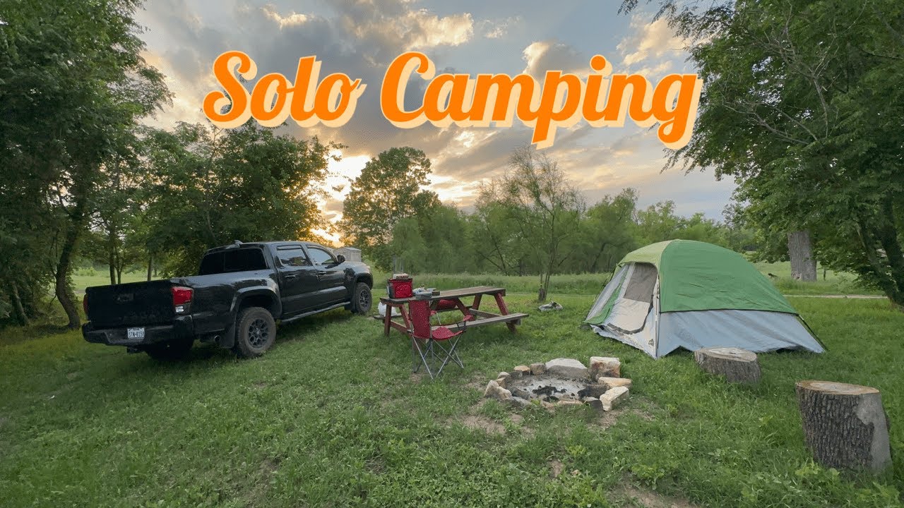 Solo Camping At Texas Music River Ranch (TMRR)| On His Wheels - YouTube