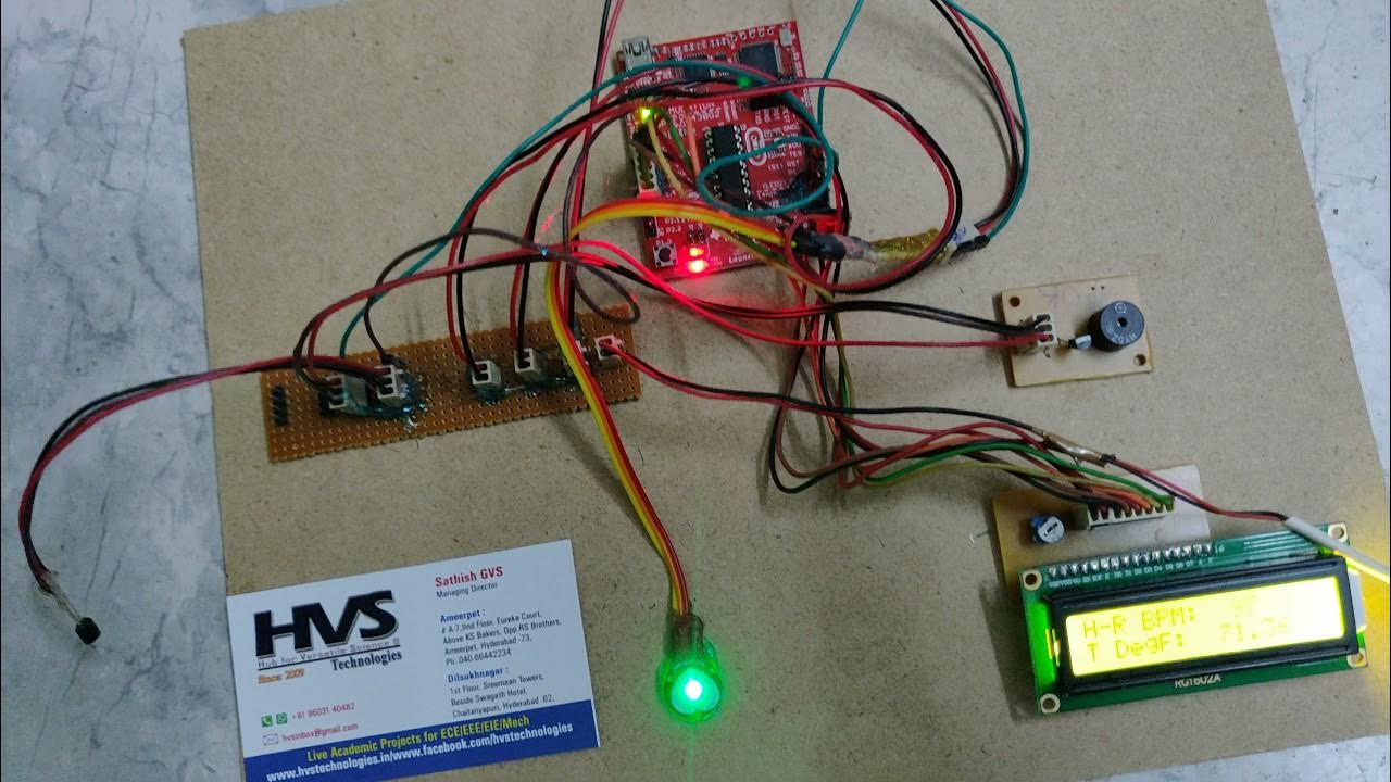 Health parameters monitoring using MSP430G2553 Pulse sensor LM35 ...