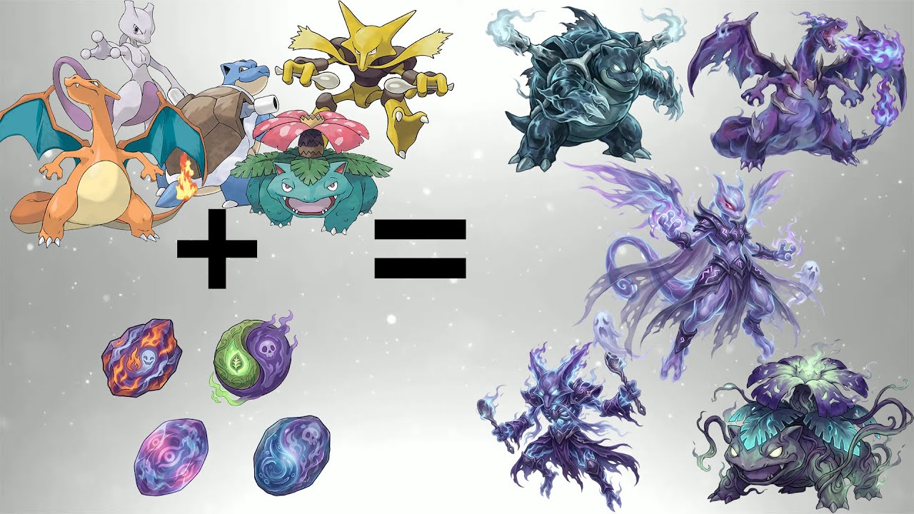 What if Pokemon change TYPE with a GHOST STONE? ANIMATED POKEMON Type ...