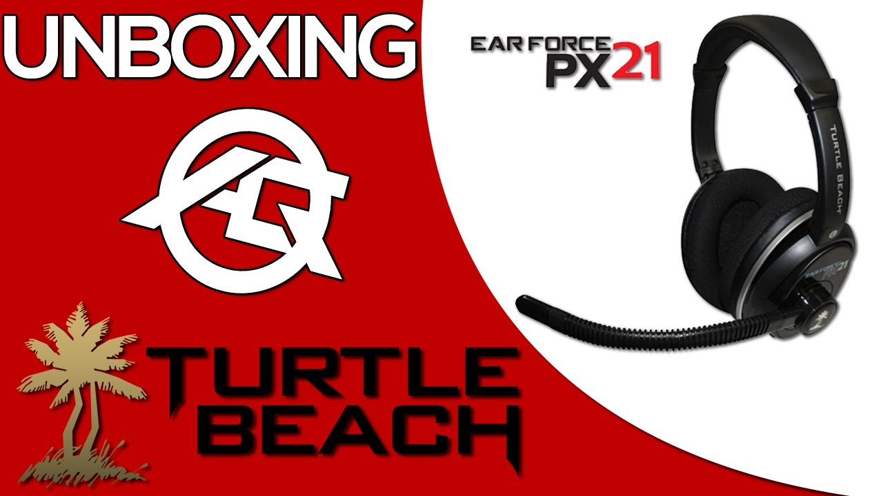 Headset Turtle Beach Px21 - Unboxing - YouTube
