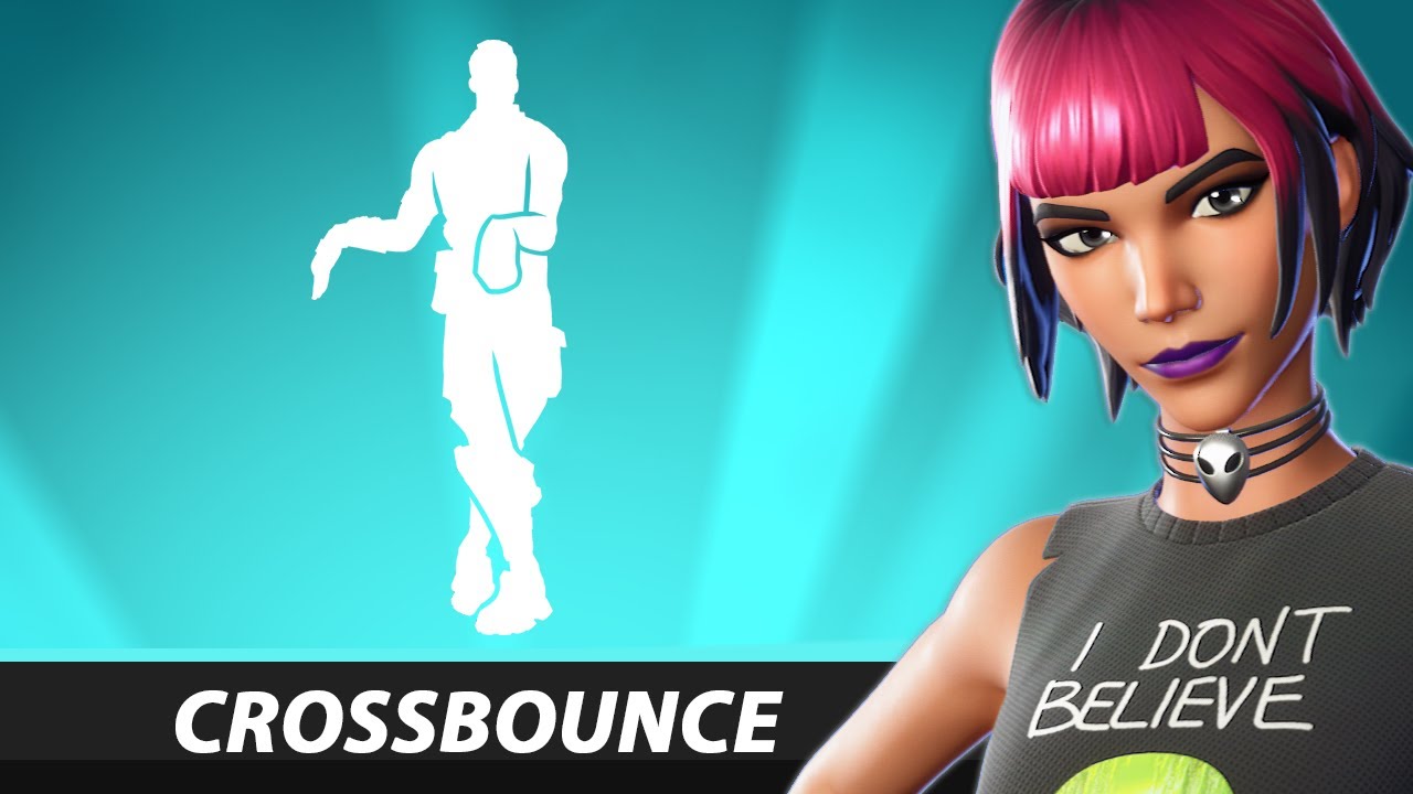 Fortnite emote - Crossbounce - performed by Sunny (Silver) - YouTube