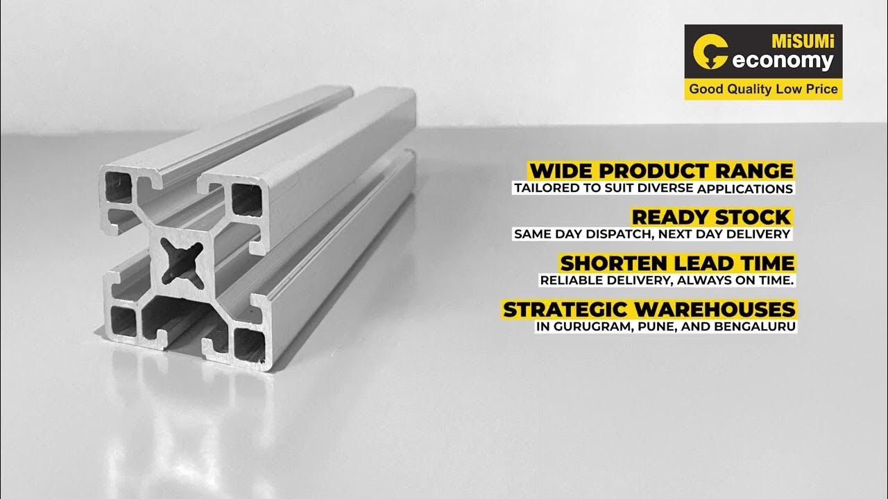 Ready. Reliable. Resilient: Misumi Aluminium Profiles*** | MISUMI India - YouTube