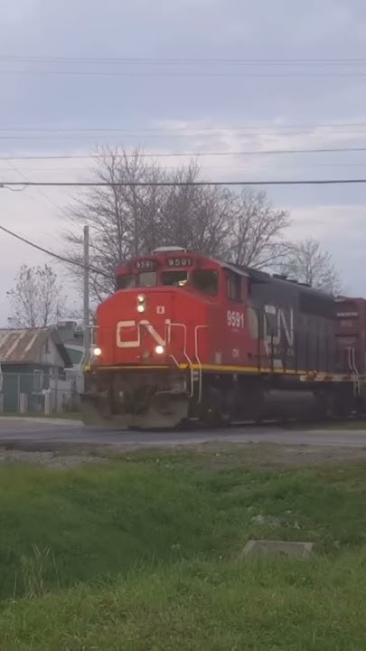 2023 Souvenir catch! With CN 9591 #cntrain #railfan #foryou - YouTube
