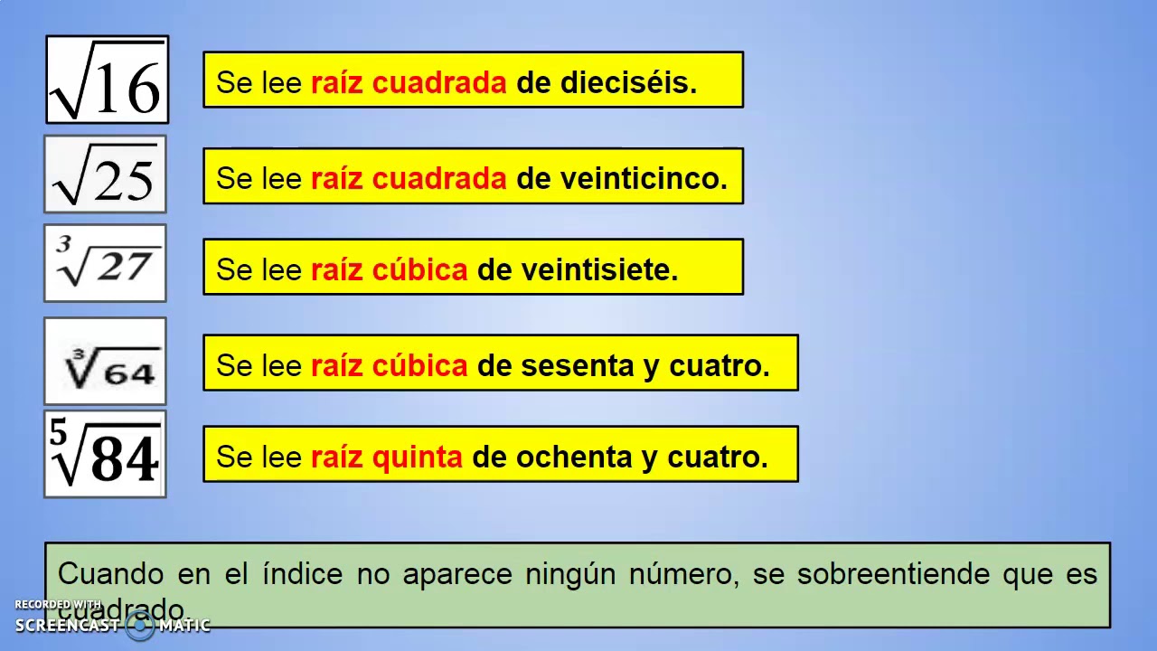 LA RADICACIÓN - YouTube