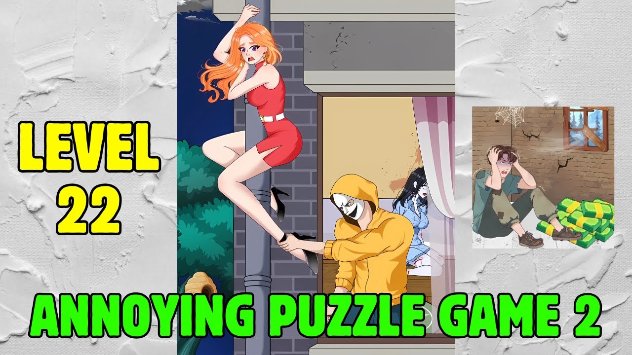 Annoying Puzzle Game 2 Level 22: Escape From the Creep - YouTube
