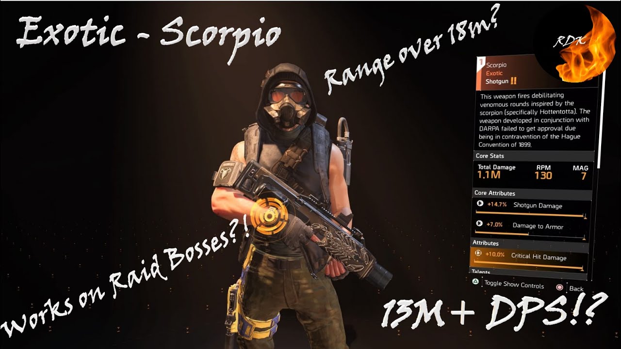 Exotic Scorpio | Tom Clancy‘s The Division 2 | Ubisoft | TU 12 | Is it ...