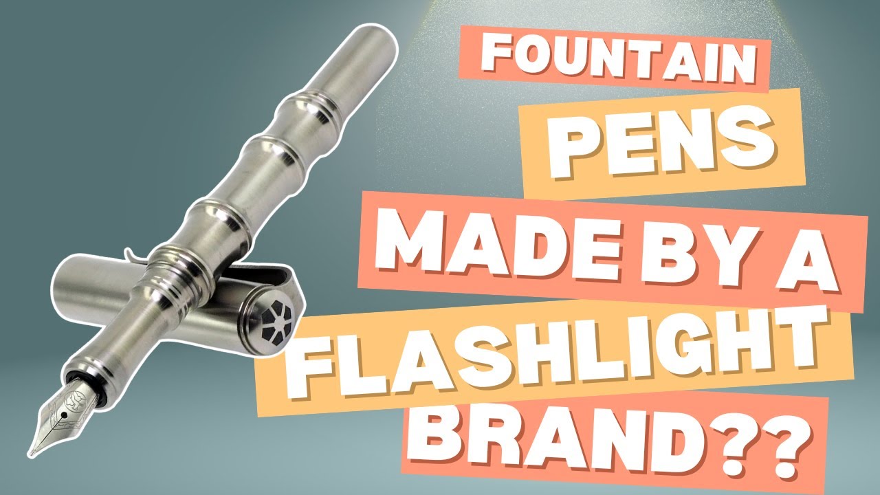 Alpha Bamboo Fountain Pen by Prometheus Lights Review - YouTube