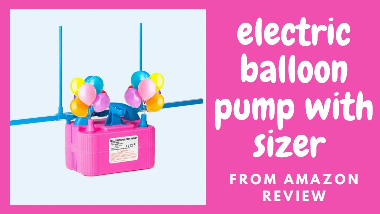 Electric balloon pump with sizer from Amazon | review - YouTube