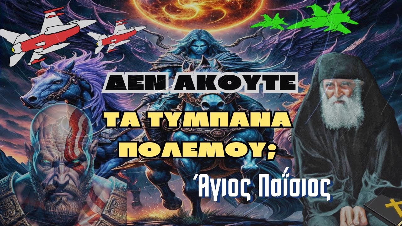 Άγιος Παΐσιος - Δεν ακούτε τα τύμπανα πολέμου; - YouTube
