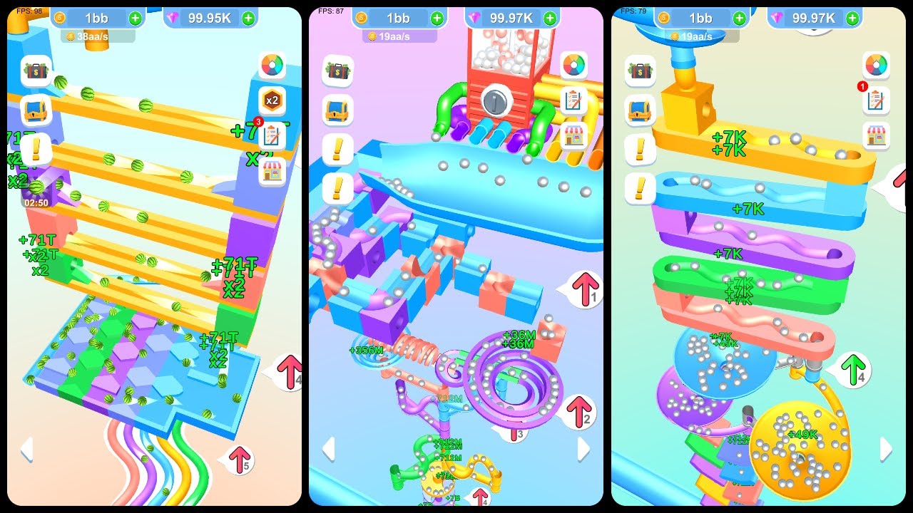 Ball Drop Dash Mobile Game | Gameplay Android - YouTube