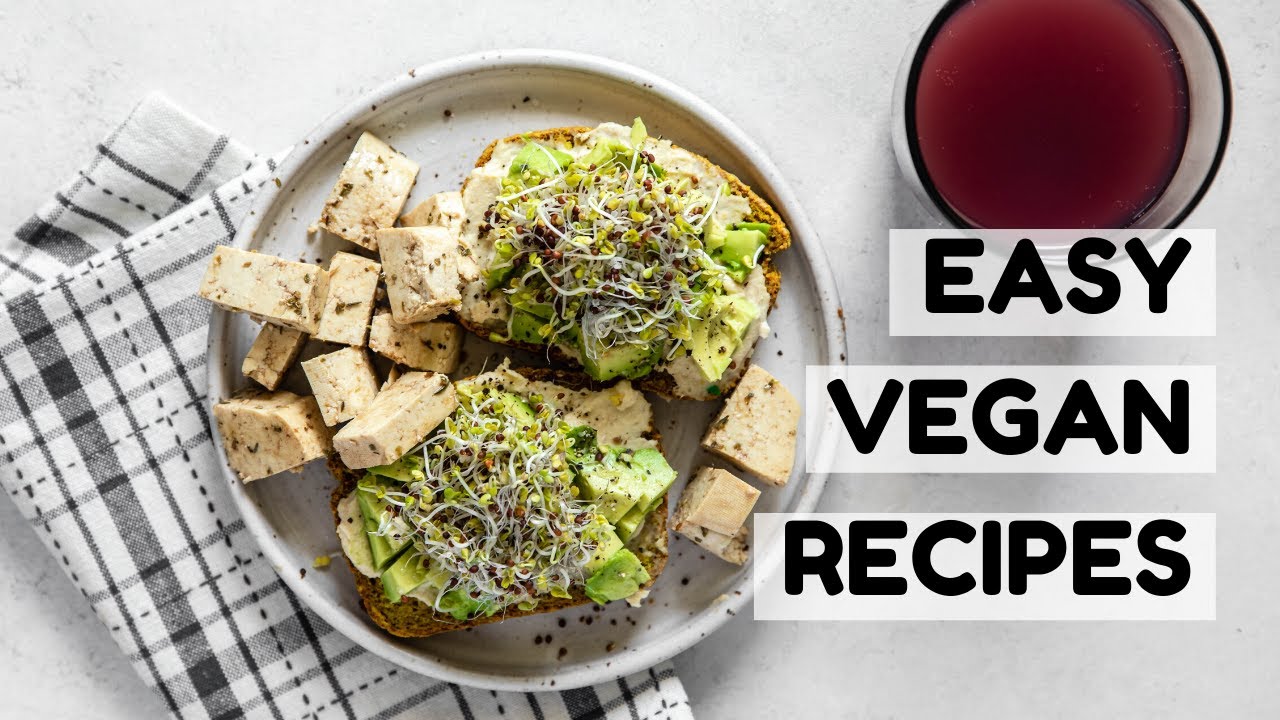 What I Eat as a Vegan: Easy Spring Meals - YouTube