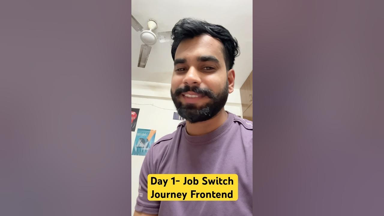 Day 1 -90 Frontend job switch journey #2025goals #reactjs - YouTube