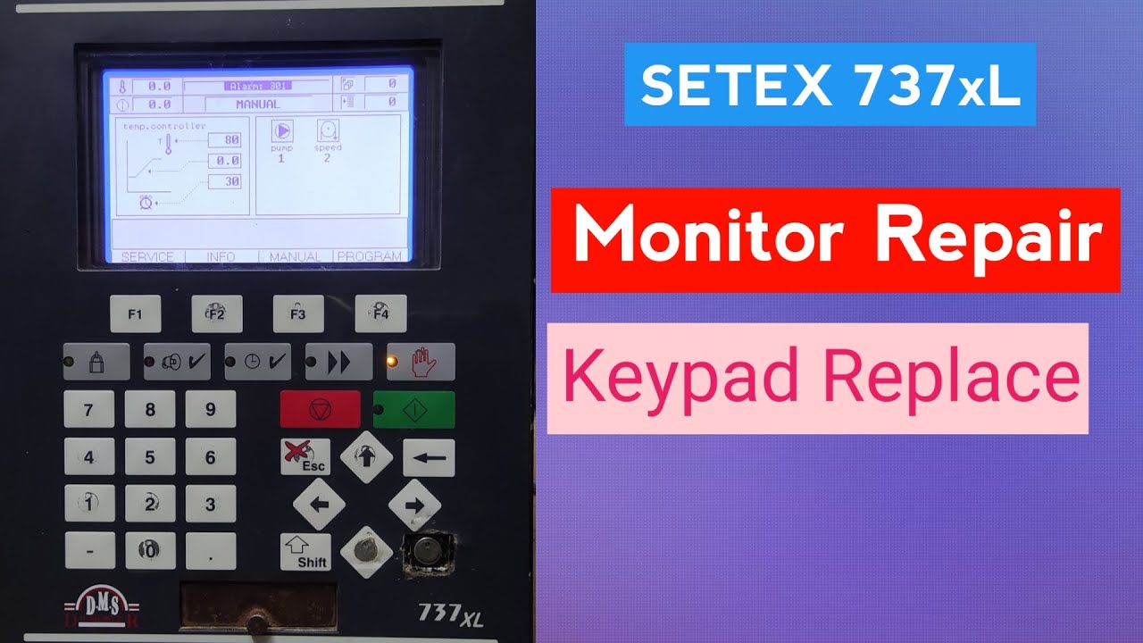 Setex 737xL Monitor Keypad Replace | সিটেক্স ৭৩৭ এক্সএল মনিটর কিপ্যাড পরিবর্তন করা - YouTube