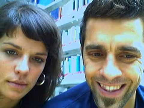 checking out the webcam of my sister