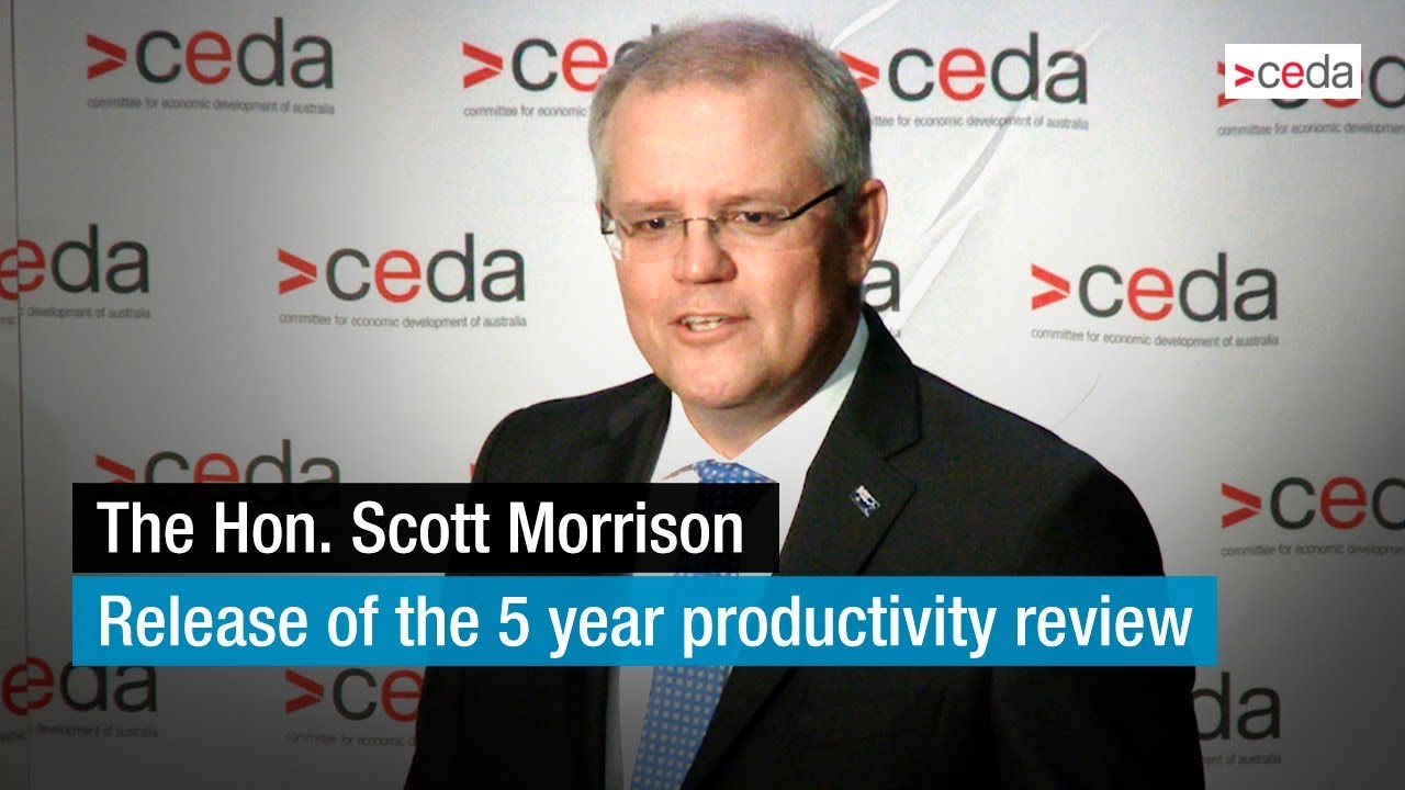 The Hon. Scott Morrison - Release of the 5 year productivity review ...