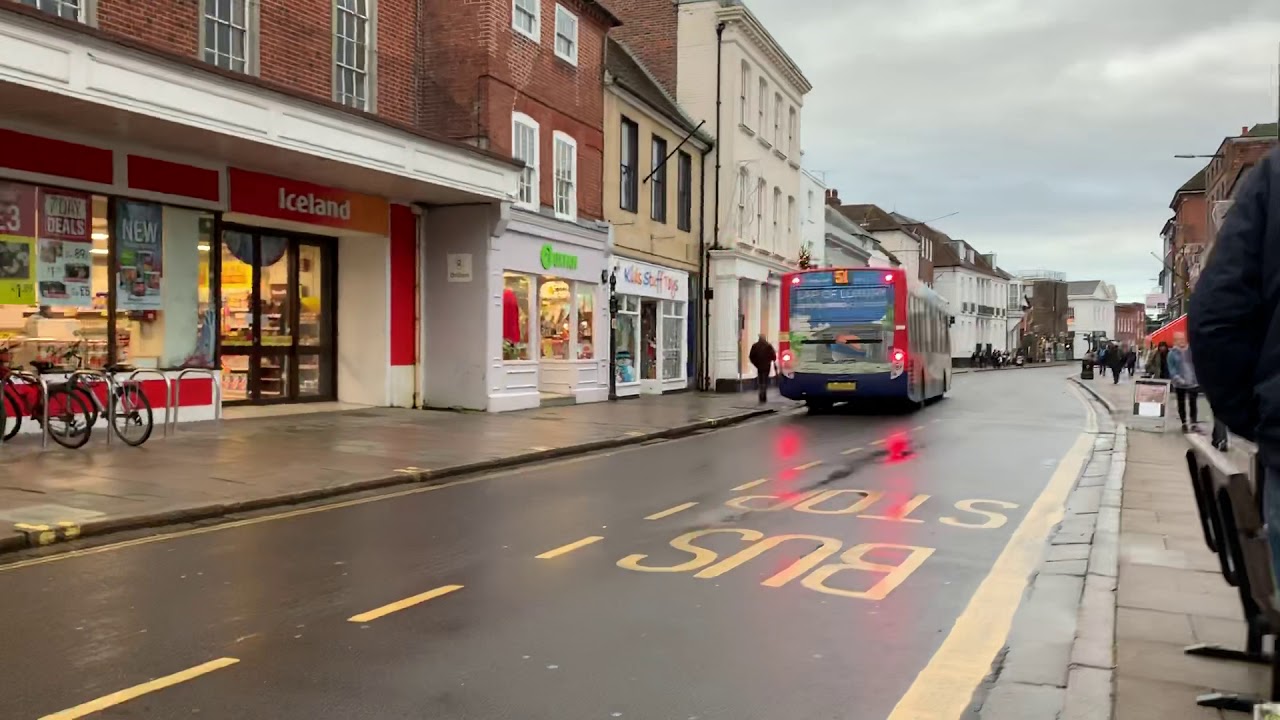 Stagecoach Bus Route 51 Arriving Into south street Chichester - YouTube