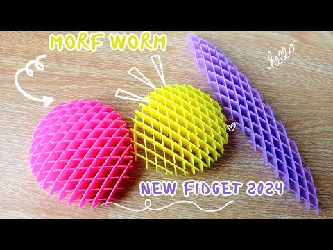 HOW THE MORF WORM FIDGET TOY WORK ? ASMR | SATISFYING UNBOXING MORF ...