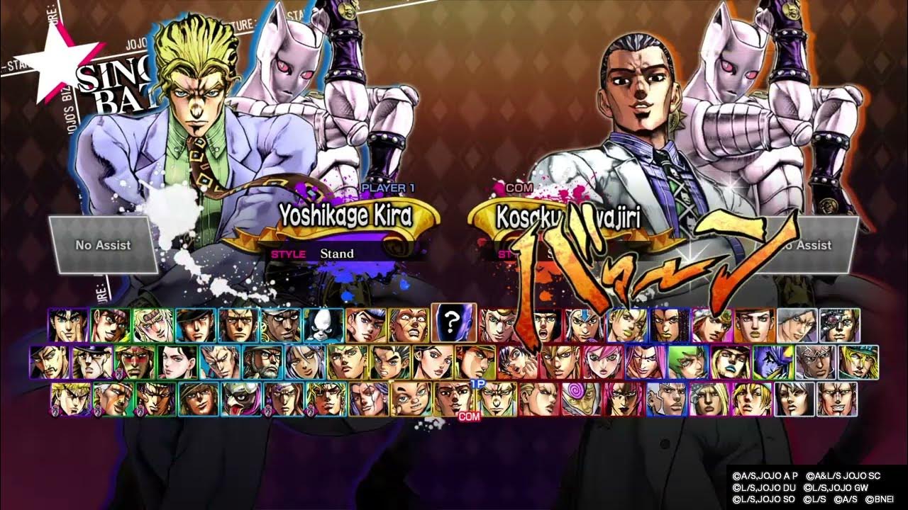 Yoshikage Kira Vs Kosaku Kawajiri|JoJo's Bizarre Adventure: All-Star Battle R - YouTube